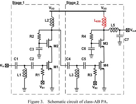 Figure 3 From Design Of Esd Protection For Rf Cmos Power Amplifier With Inductor In Matching