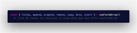 Rajouter des champs à la volée avec useFieldArray React Hook Form