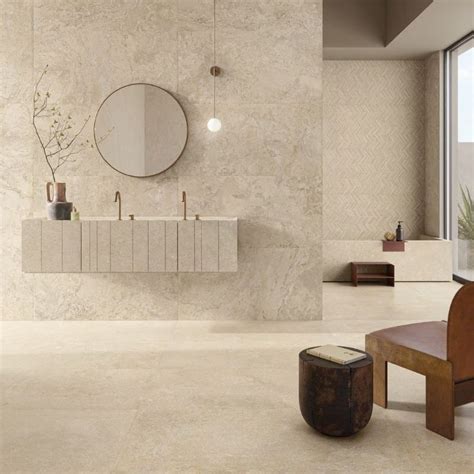 Unique Bourgogne Gris Minimal Natural 600x600 Groove Tiles And Stone