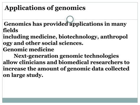 Introduction Of Genes And Genomics Pptx Genetics Science