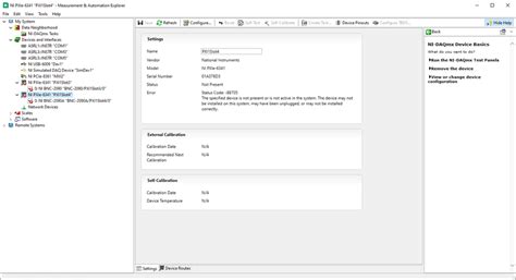 Pxie 6341 Is Not Detected By Ni Max Ni Community