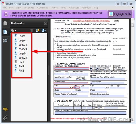 How To Merge PDF Files And Also Add Bookmarks To Merged PDF File