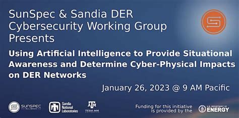 Sunspec Alliance On Linkedin Sunspec And Sandia Der Cybersecurity Webinar
