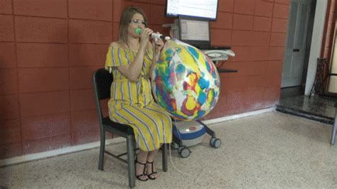Maia Blows A Mexican 14 Agate Balloon To Bursting Mp4 720p The