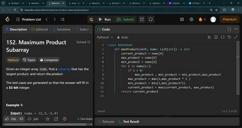 Array Leetcode Problemsolving Dynamic Twopointers Math Samala