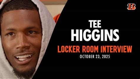 Tee Higgins October 23 Locker Room Interview