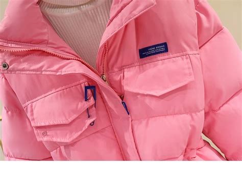 Badu Bg Зимно яке Дамско 2022 Ново топло дебело пухено памучно парка Mujer Ежедневно тънко черно