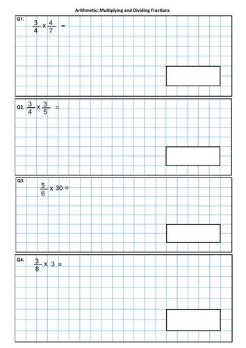 Ks2 Sats Maths Arithmetic Practice Questions And Worked Examples Booklet Teaching Resources
