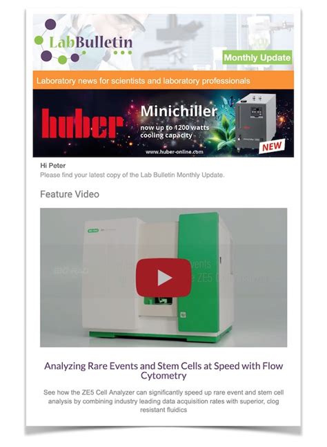 Laboratory News From Lab Bulletin