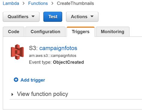 Javascript Create Thumbnails On Amazon S3 Bucket With Lambda Function