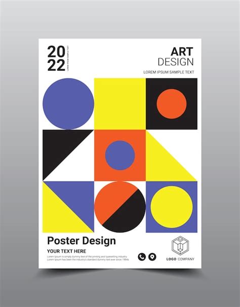 Premium Vector Modern Abstract Geometric Cover Template