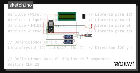 Estacionamiento Wokwi Esp32 Stm32 Arduino Simulator