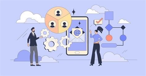 Soluci N De Marketing De Correo Electr Nico Comercial Automatizado Concepto De Neubrutalismo De