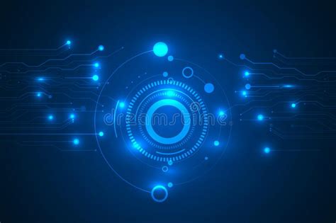 Binary Code With Circuit Lines Abstract Innovation Privacy Background Stock Vector