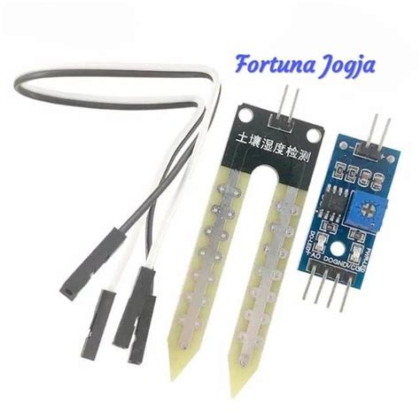 Jual Modul Sensor Kelembaban Tanah Soil Hygrometer Soil Moisture Arduino Shopee Indonesia