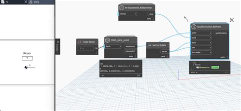 Creating Spot Elevation By Room In Plan Views Revit Dynamo