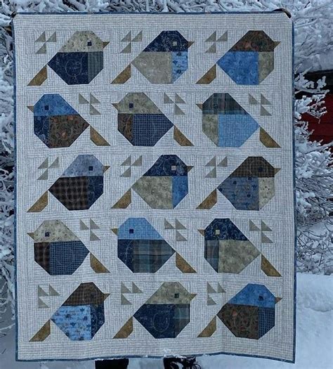 Sparrows Quilt Sewing Pattern From Penpaper Patterns Etsy Artofit