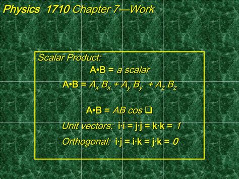 PPT Physics 1710 Chapter 7âWork PowerPoint Presentation free download ID 3965778