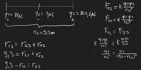 Physics Coulombs Law I Cant Seem To Solve The Equation Written On The Right Side If Its