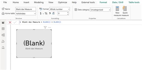 BLANK DAX Function In Power BI Ashish Coder