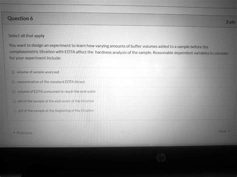Solved Question 6 2 Pts Select All That Apply You Want To Design An