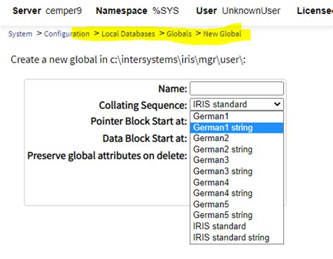 How To Set Default Charset For Cache Table InterSystems Developer
