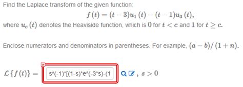 solved find the laplace transform of the given function f