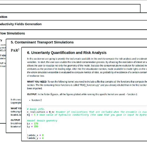 Examples Of Jupyter Notebook Code Cells Corresponding To The Numbered