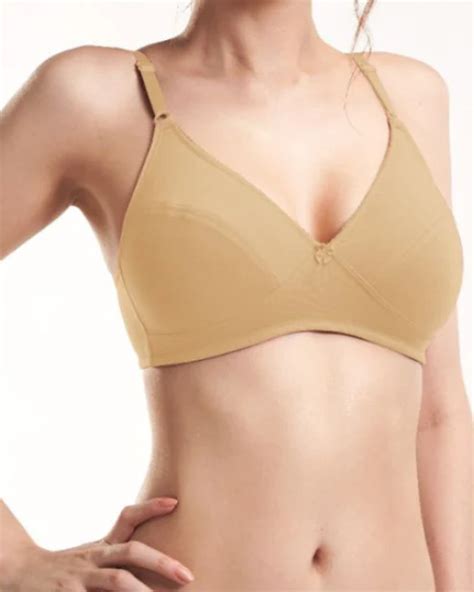 Eco Fit Basic Cut Sew Bra Skin Prisma