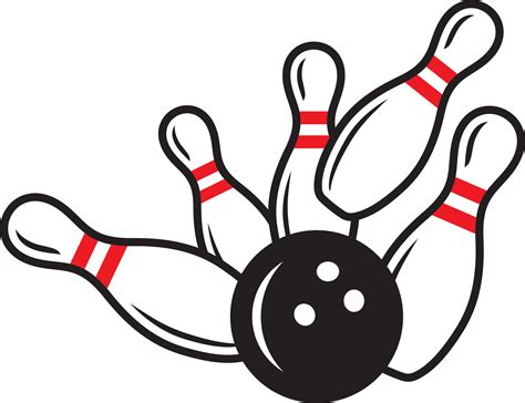 Bowling Pins And Ball 4692392 Vector Art At Vecteezy