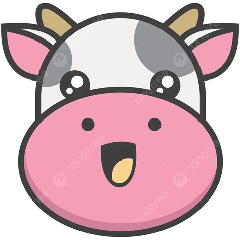 암소 벡터 호수 암소 만화 Png 일러스트 및 벡터 에 대한 무료 다운로드 Pngtree