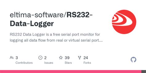 GitHub Eltima Software RS232 Data Logger RS232 Data Logger Is A Free Serial Port Monitor For