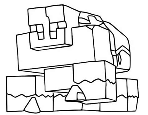 Minecraft Pokemon Coloring Pages