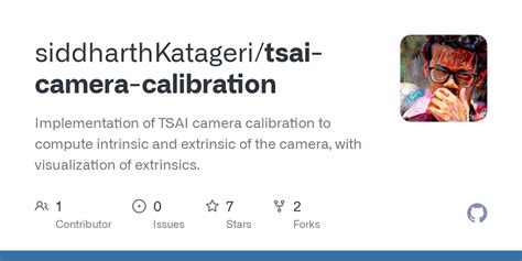 Github Siddharthkatageri Tsai Camera Calibration Implementation Of Tsai Camera Calibration To