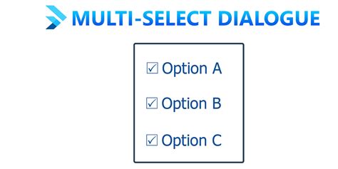 multi select dialogue in flutter a versatile approach