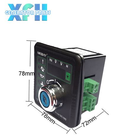Mebay Dc10g Diesel Manual Key Start Generator Controller Genset Contro Xfh Generator Parts