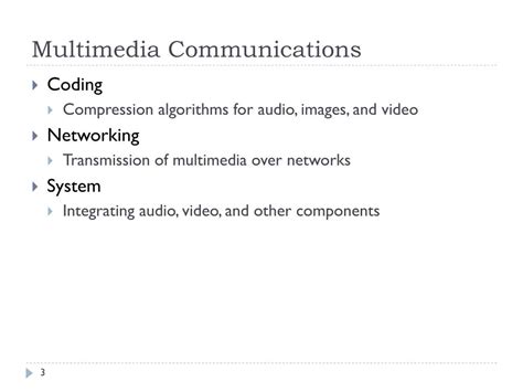 Ppt Multimedia Communications Introduction Powerpoint Presentation Free Download Id1579037