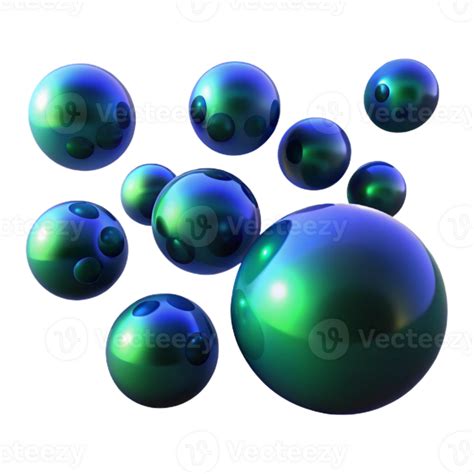 Dramatic Contemporary A Field Of Floating Orbs With Varying S Exclusive 57898946 Png