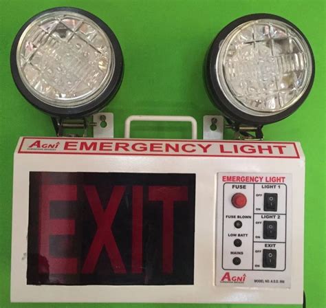 Agni Emergency Exit Light At ₹ 2800 Mob 98 10074598 New Delhi Id 2855077669962