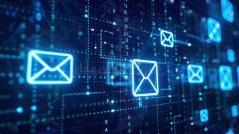 Concept Of Secure Email Communication Stock Illustration Illustration Of Confidentiality