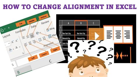 How To Align A Data In Excel Youtube