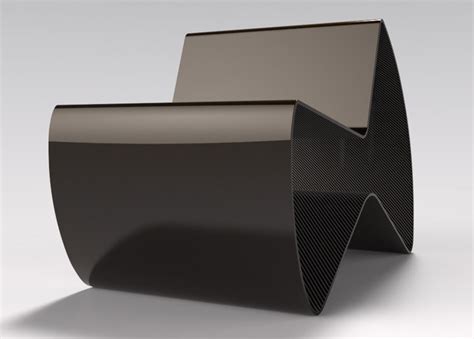 Kris Lambas Rv1 Chair Is Made From A Carbon Fibre Sheet