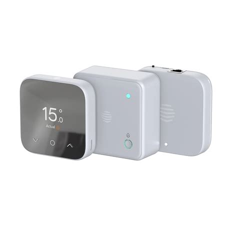 Hive V4 Mini Nano 3 Opentherm 852110 Smart Combi Boilers Thermostat White Silver Effect