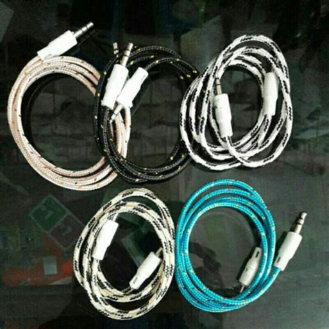 Jual Kabel Audio Jack Aux Audio 1 To1 1 To 2 Shopee Indonesia
