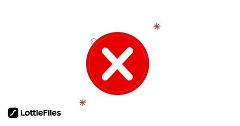 Free Error X Animation By Pedro Lerma LottieFiles