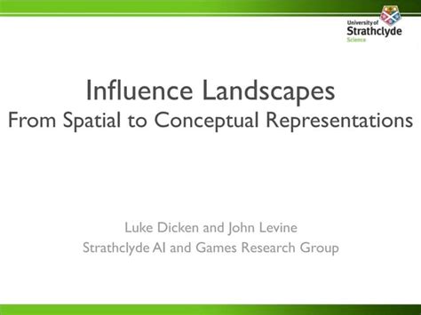 Influence Landscapes From Spatial To Conceptual Representations Key Web Development Internet