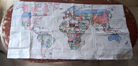I Drew This World Map With Flags I Hope You Guys Like It R Vexillology