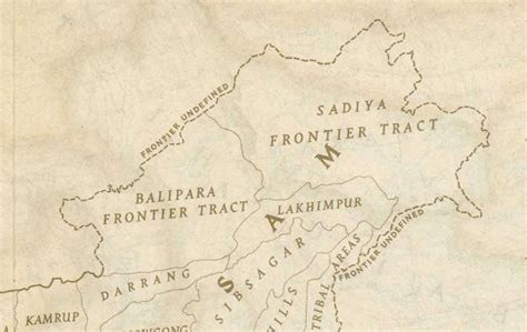 North East Frontier In 1946 Map Of India By National Geographic Picryl Public Domain Media