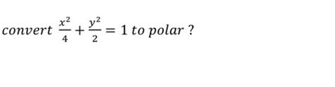 Solved Convert To Polar Chegg Com