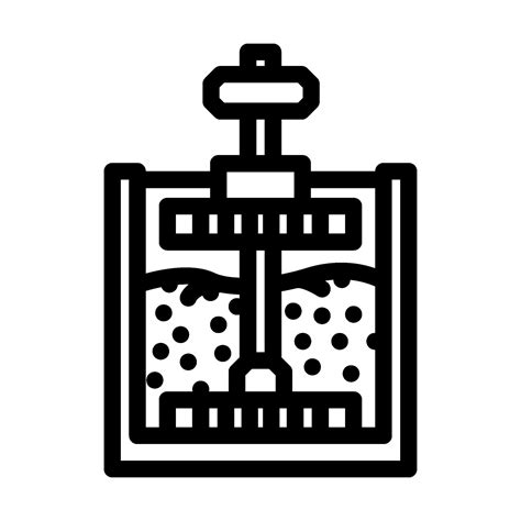 Ore Processing Mining Line Icon Vector Illustration Vector Art At Vecteezy